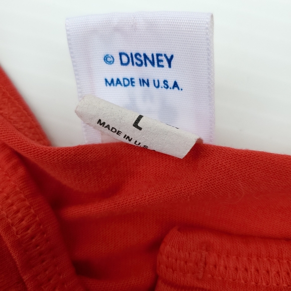 Vintage | Tops | Vintage Disney Mickey Button Detail Red Top | Poshmark